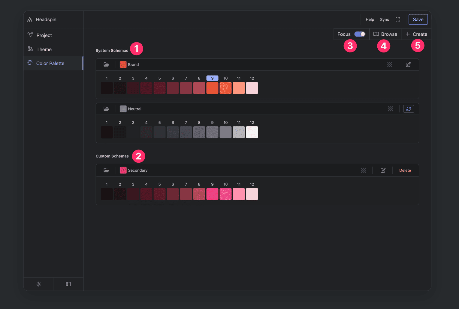 Color system – Headspin UI