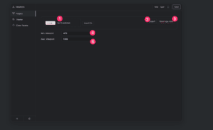 Project panel overview – Headspin UI