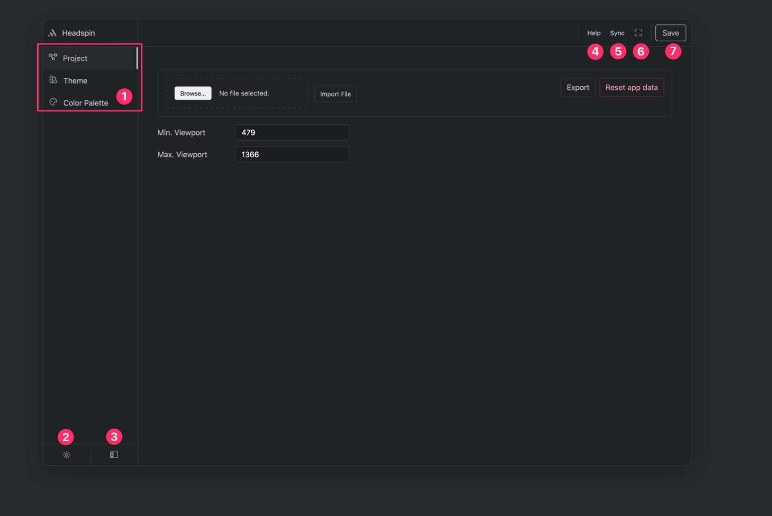 Interface overview – Headspin UI