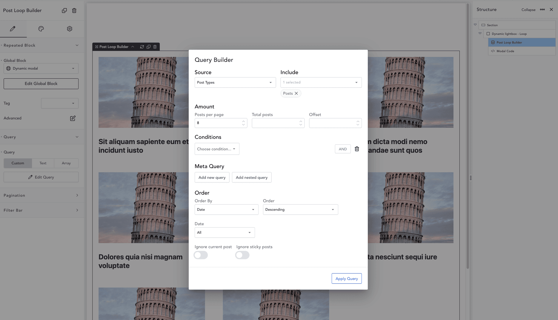Dynamic Lightbox – Headspin UI