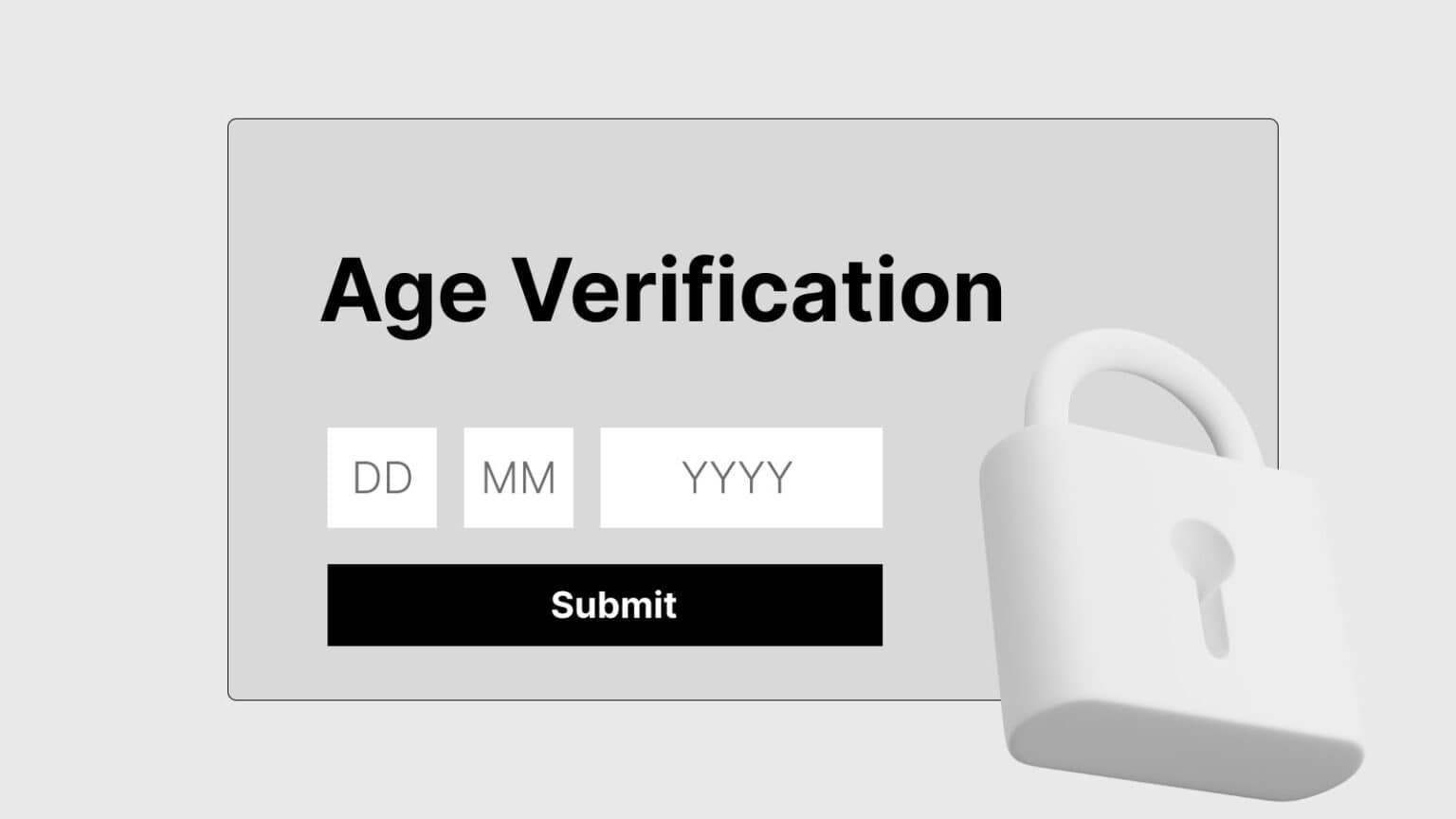 Age Verification – Yes/No – Headspin UI