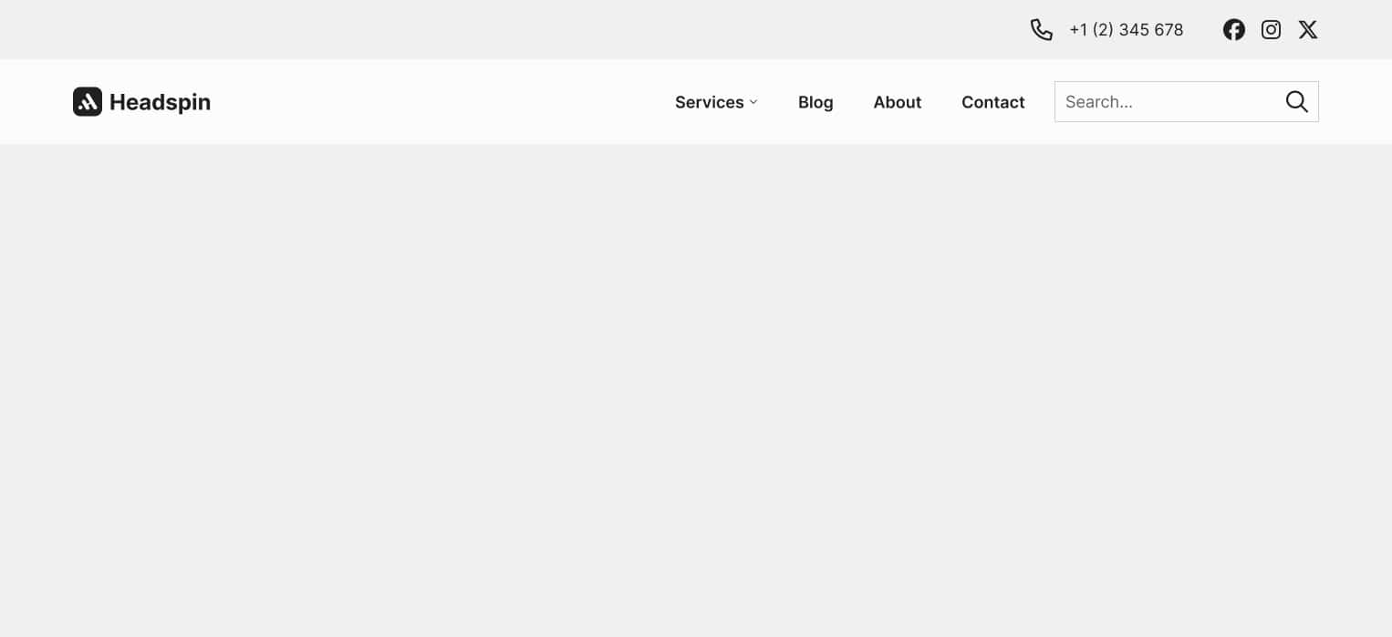 Wireframes – Headspin UI