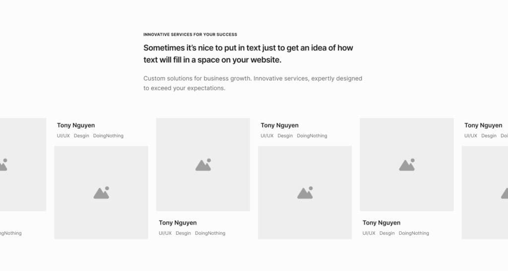 Wireframes – Headspin UI