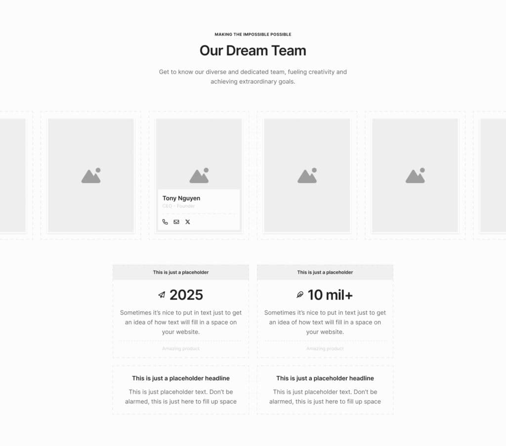 Wireframes – Headspin UI